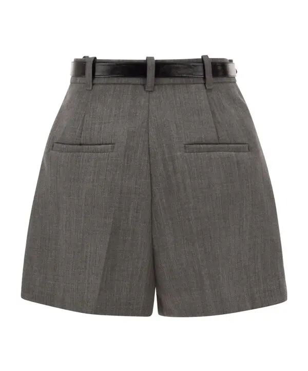 Elisabetta Franchi Pleated Shorts