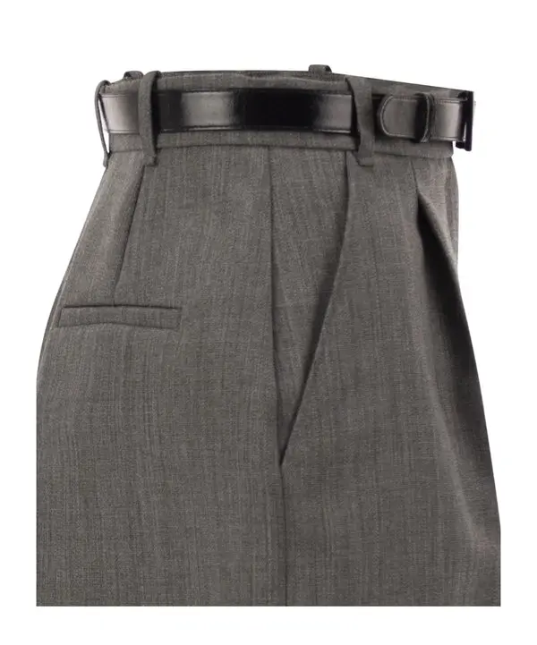 Elisabetta Franchi Pleated Shorts