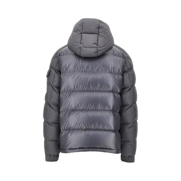 Moncler Maya' Hooded Down Jacket - Grey