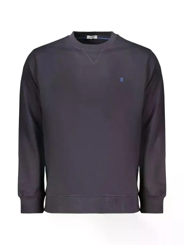 COVERI MOVING Logo-embroidered Sweatshirt - Blue