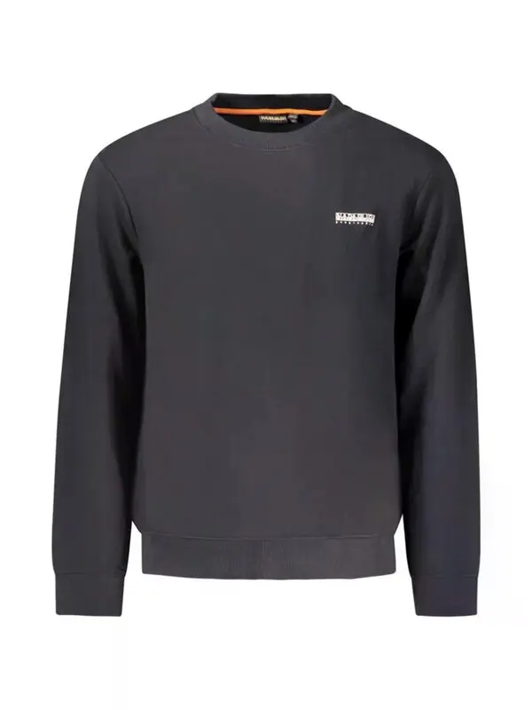 NAPAPIJRI Logo-patch Crew-neck Sweatshirt - Black