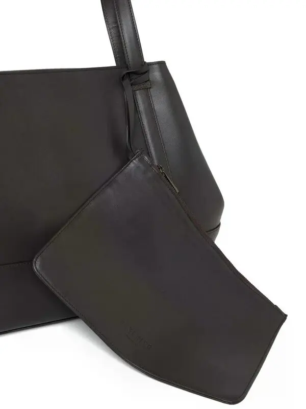 Peserico Itinera Leather Tote Bag