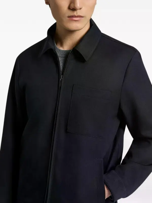 Peserico Zip-up Chest-pocket Shirt Jacket