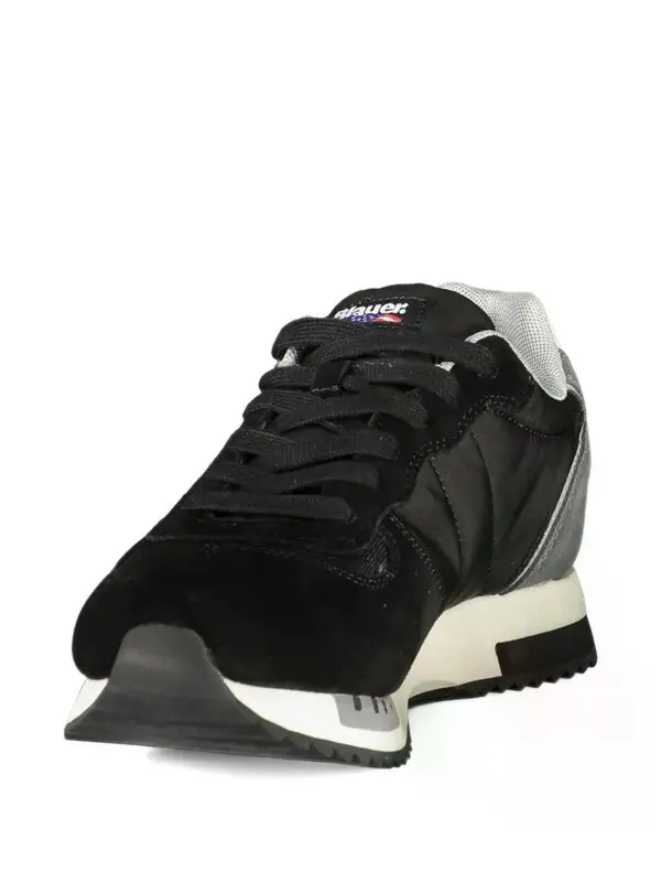 BLAUER. Queens Logo-patch Panelled Sneakers