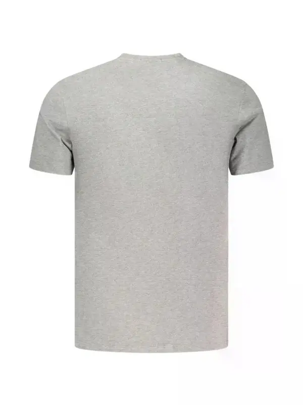 Calvin Klein Logo-embroidered Cotton T-shirt - Grey