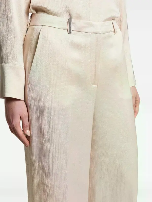 Peserico Embellished-loop Palazzo Pants