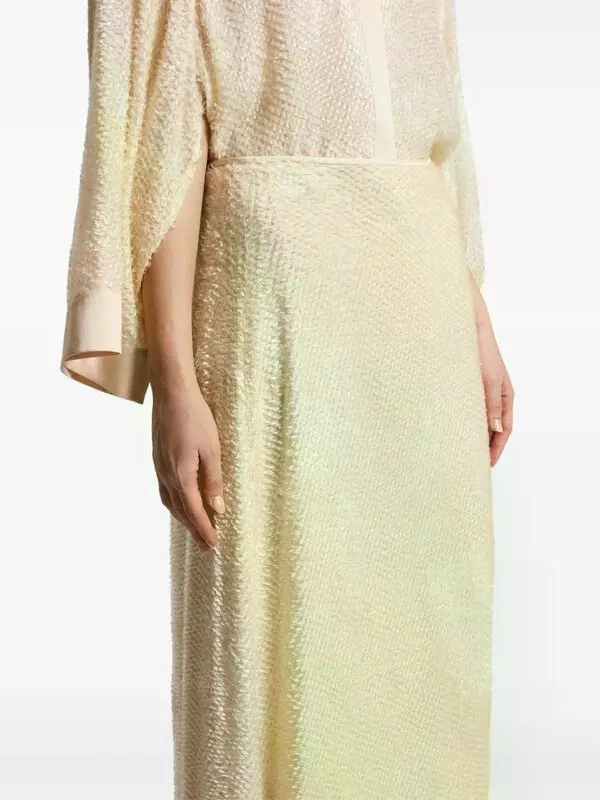 Peserico Textured-finish Maxi Skirt