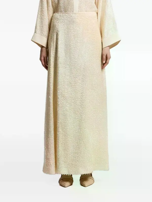 Peserico Textured-finish Maxi Skirt