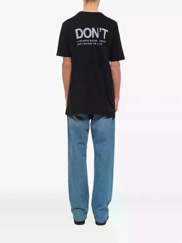11 BY BORIS BIDJAN SABERI Logo-print Graphic-back T-shirt