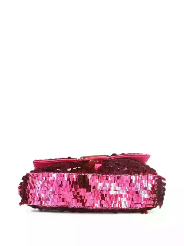 Fendi Baguette Nm Bag Sequins Medium Shoulder Bag