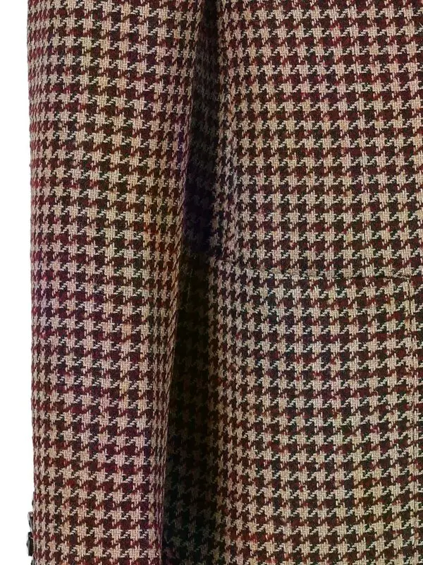 GABRIELE PASINI Houndstooth-pattern Peak-lapel Blazer