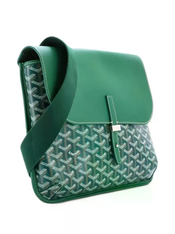 Goyard Coursier Messenger Bag Coated Canvas And Leather Crossbody Bag