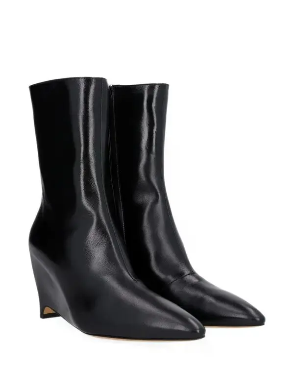 MAISON MARGIELA Heel-less Wedge Ankle Boots - Black