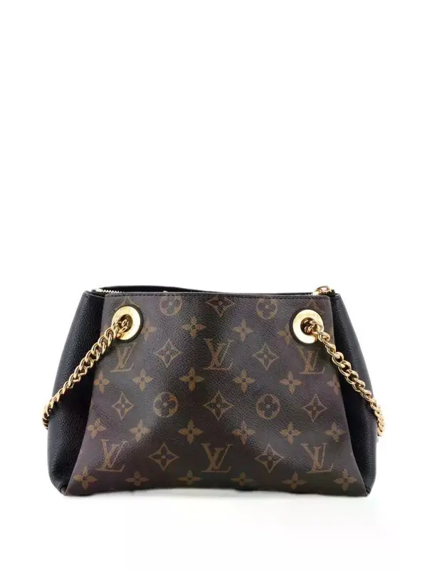 LOUIS VUITTON Surene Handbag Monogram Canvas With Leather Bb Shoulder Bag - Black
