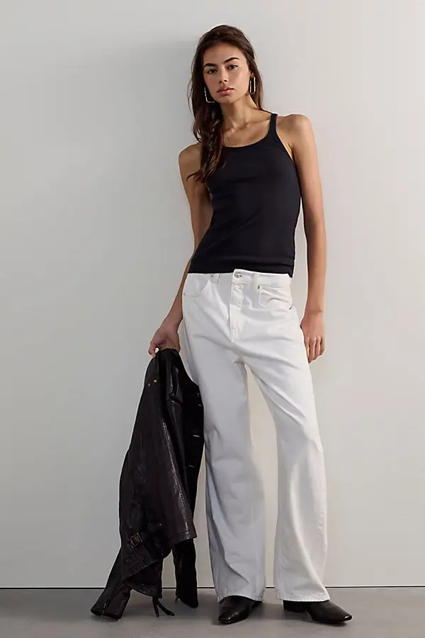 Free People Throw It On Tank - Black