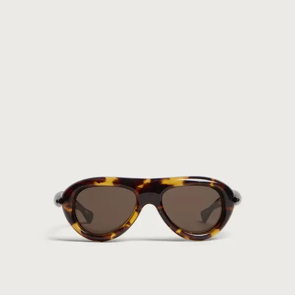 Bottega Veneta Bv1483s Sardine Sunglasses - Havana/brown