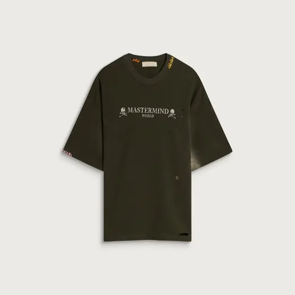 MASTERMIND WORLD Og Vintage T-shirt - Olive