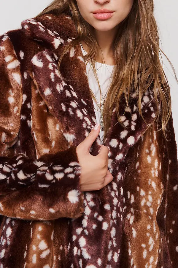 UNREAL FUR Sami Faux Fur Coat Jacket