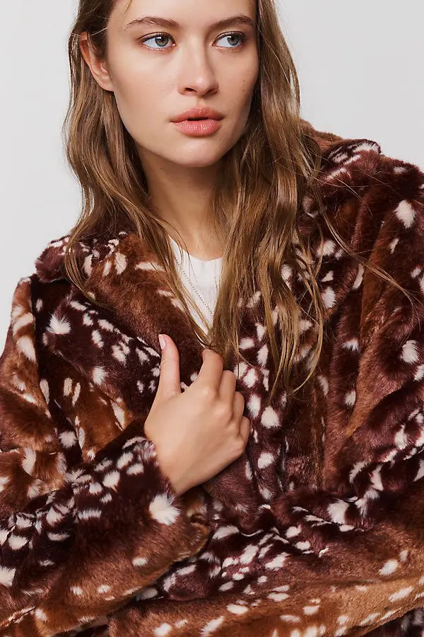 UNREAL FUR Sami Faux Fur Coat Jacket