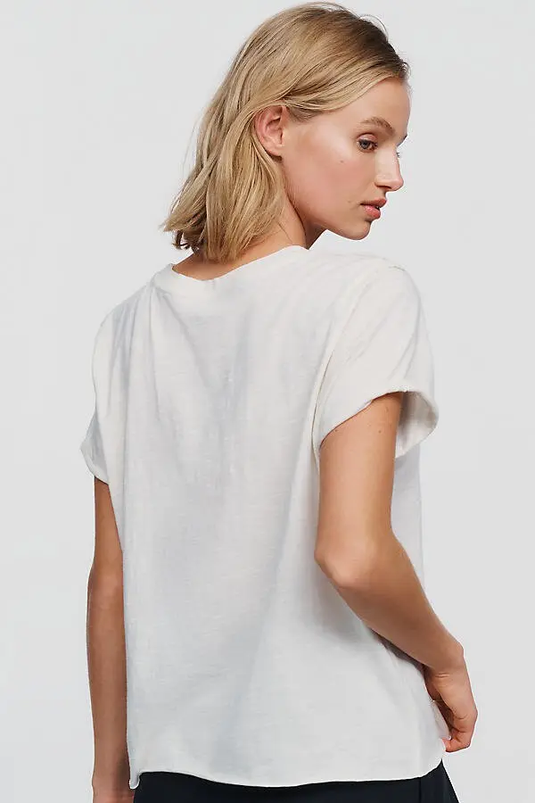 Anthropologie Nikki Ackerman X Maeve Caitl 100% Cotton Holiday Tee
