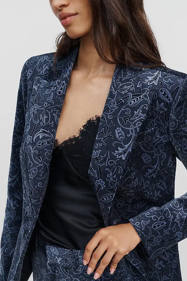 Paige Chelsee Velvet Blazer Jacket