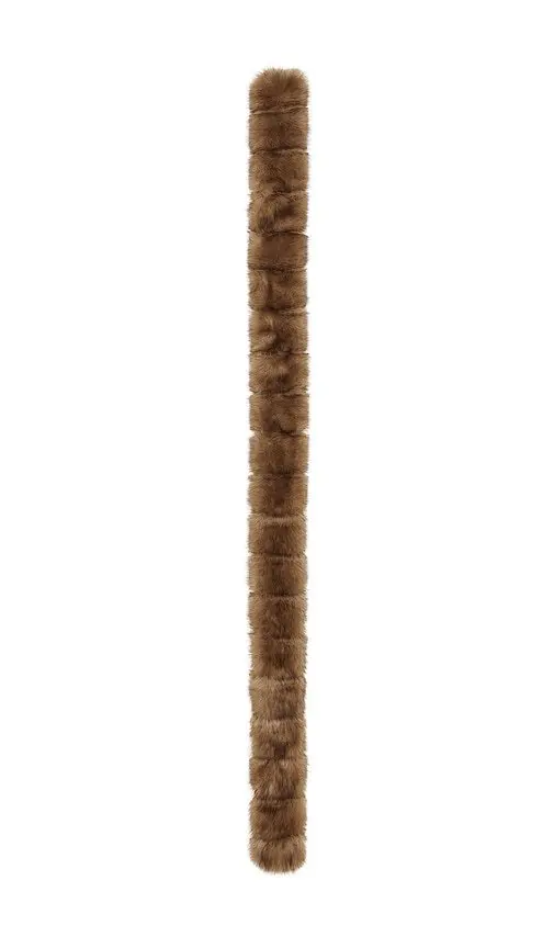 MAUDE CLUB Ria Scarf In Brown