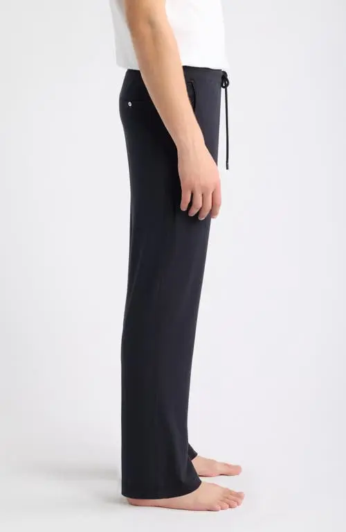 Daniel Buchler Silk Blend Lounge Pants - Black