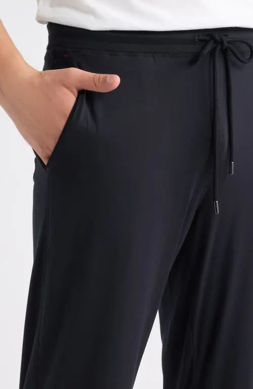 Daniel Buchler Silk Blend Lounge Pants - Black