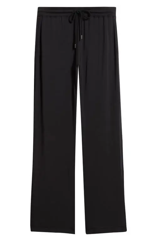 Daniel Buchler Silk Blend Lounge Pants - Black