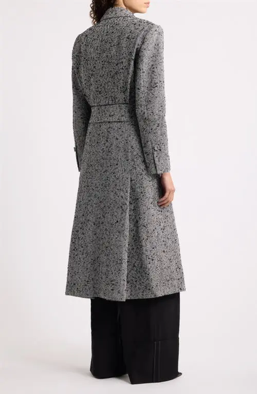 BOSS Molita Peak Lapel A-line Coat