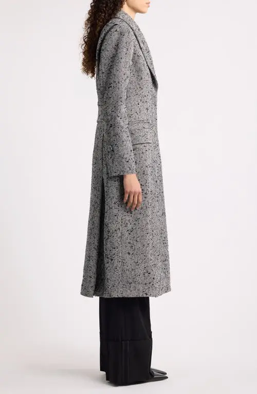 BOSS Molita Peak Lapel A-line Coat