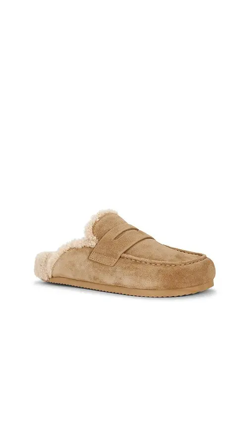Paige Wynn Mule Loafer In Brown
