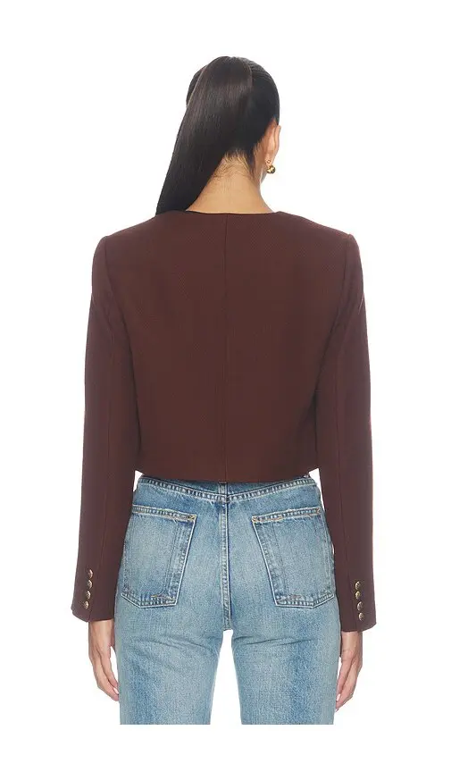Citizens Of Humanity Sophia Jacket In Burgundy