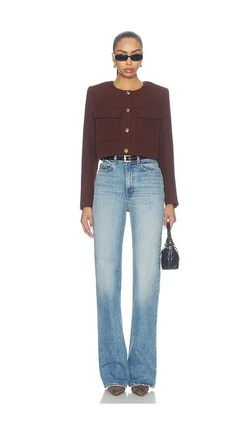 Citizens Of Humanity Sophia Jacket In Burgundy