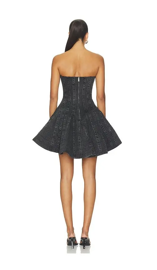 AKNVAS Lefa Denim Cocktail Dress