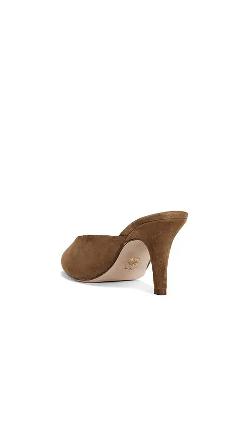 Veronica Beard Rochelle Cabochon Mule Pump In Brown
