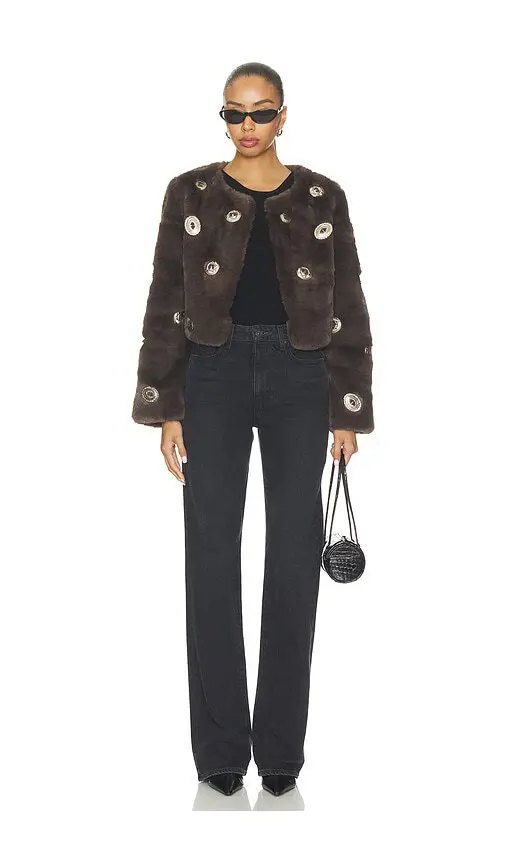 UNDERSTATED LEATHER Silver Tongue Coat In Brown
