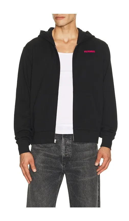 PLEASURES Spiders Fitted Zip Hoodie