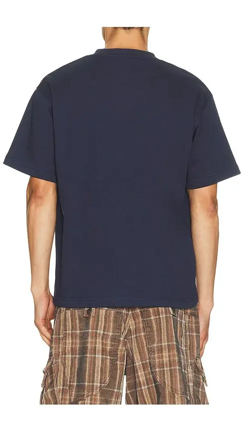 PLEASURES Twitch Studded Tee In Blue