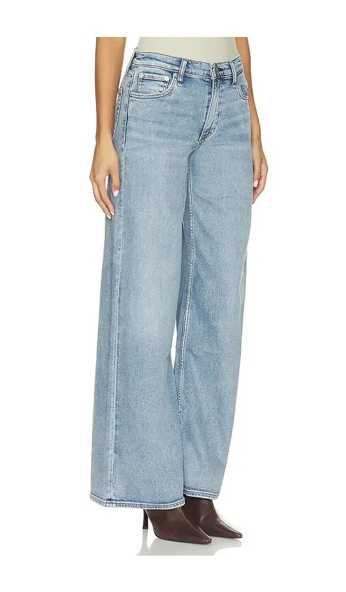 Rag & Bone Sofie Full Length Wide Jeans In Blue