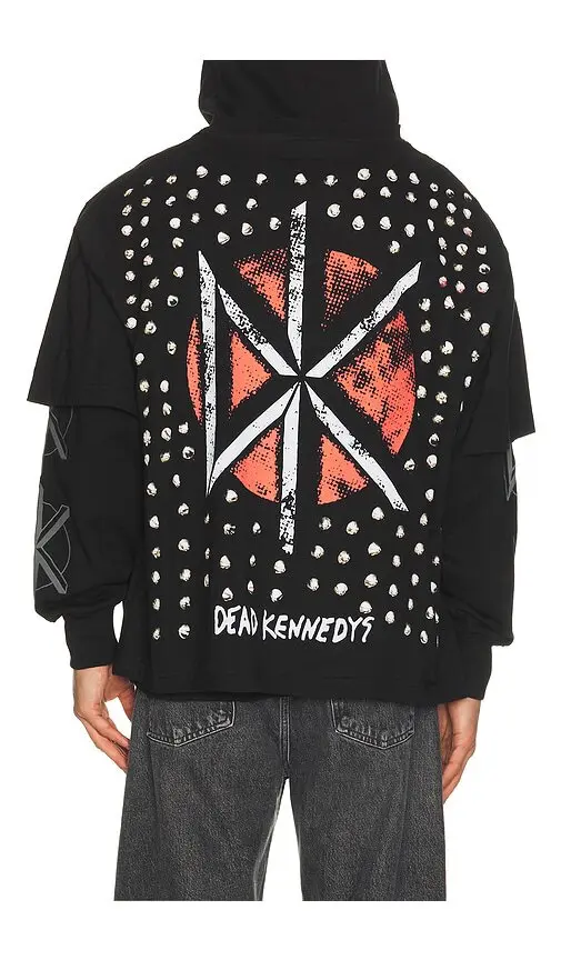 PLEASURES X Dead Kennedys Layered Hoodie