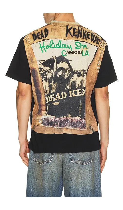 PLEASURES X Dead Kennedys Vest Heavyweight Tee - Black