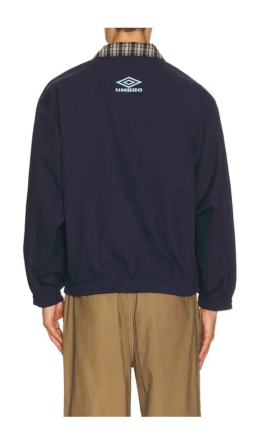 PLEASURES X Umbro Diamonds Reversible Blouson Jacket In Blue