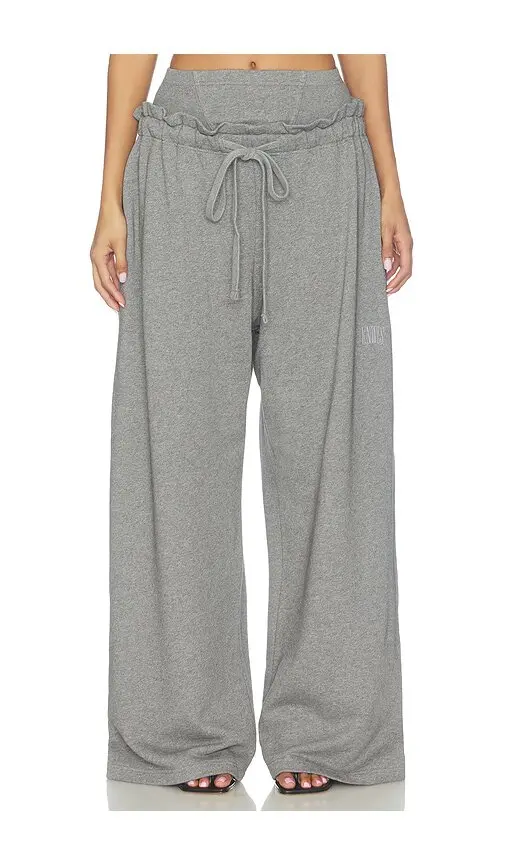 KNWLS Haze Sweatpants In Grey - Grey Marl