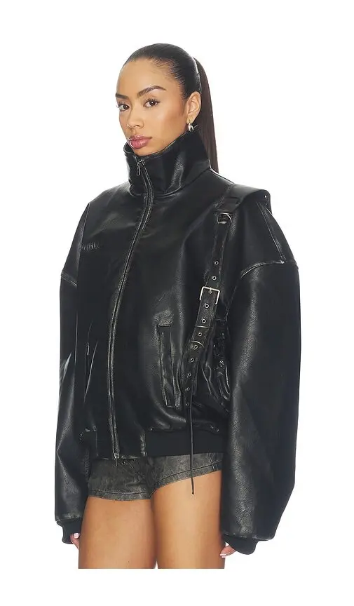 MARRKNULL Underarm Bag Leather Jacket