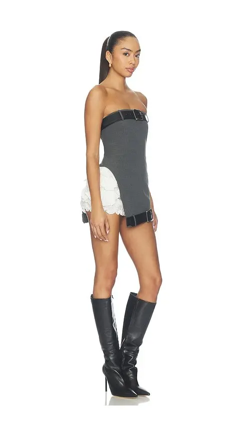 MARRKNULL Dislocation Crop Dress