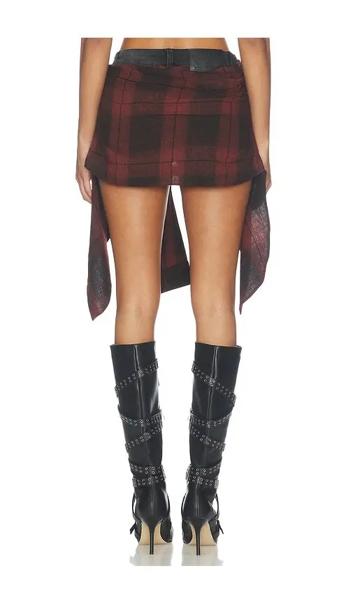 MARRKNULL Knot Shirt Short