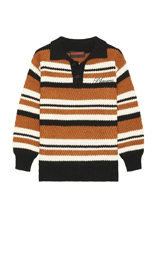 PLEASURES Cooper Polo Sweater
