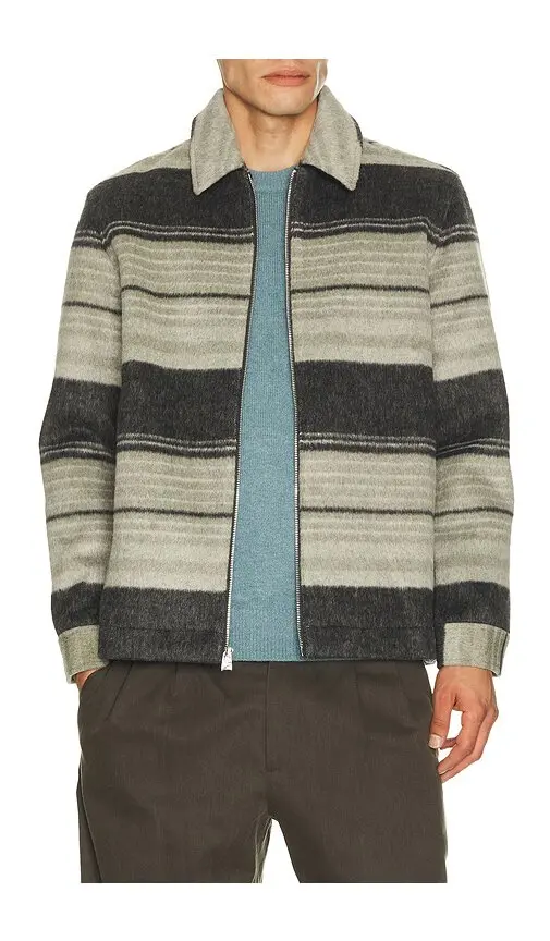 Paige Cerralvo Jacket In Green - Blurred Echo