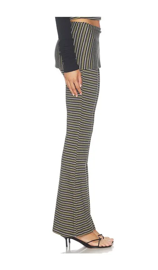 ZEMETA Olive Grove Stripe Fleece Pant